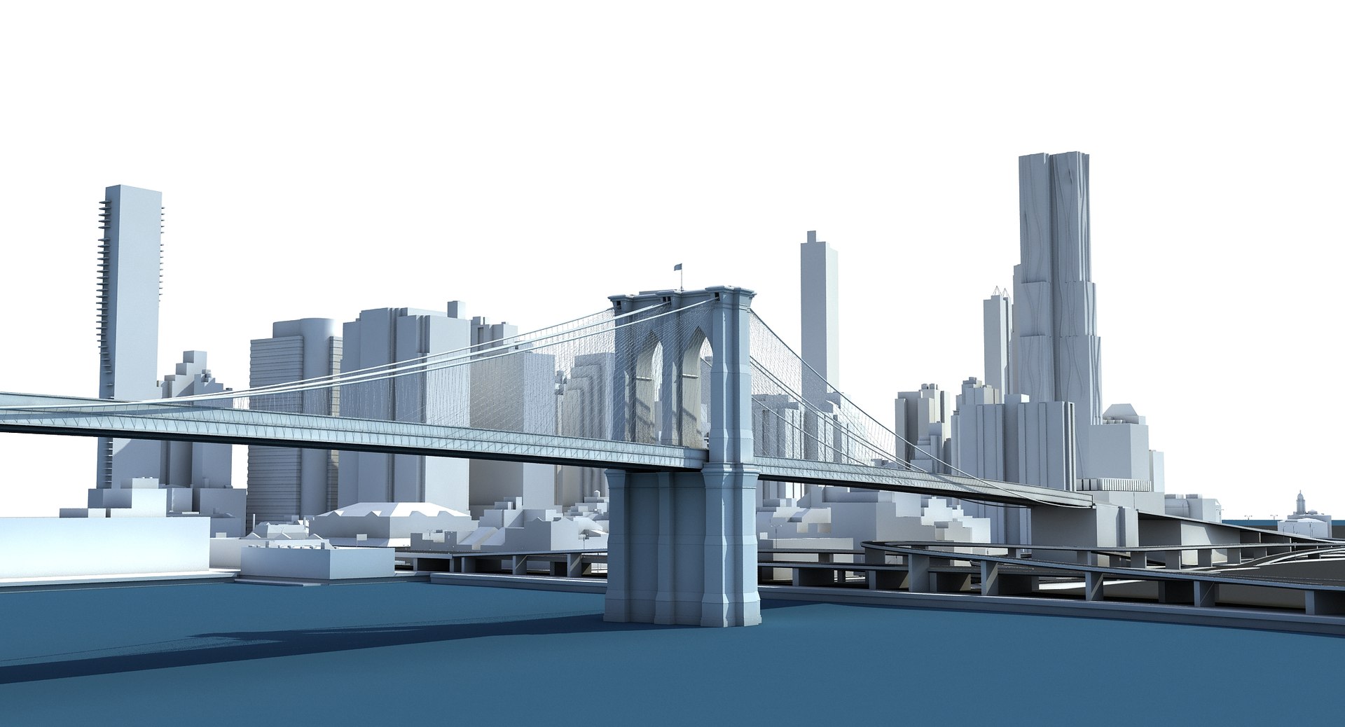 3D Manhattan Lower Buildings Model - TurboSquid 1565130