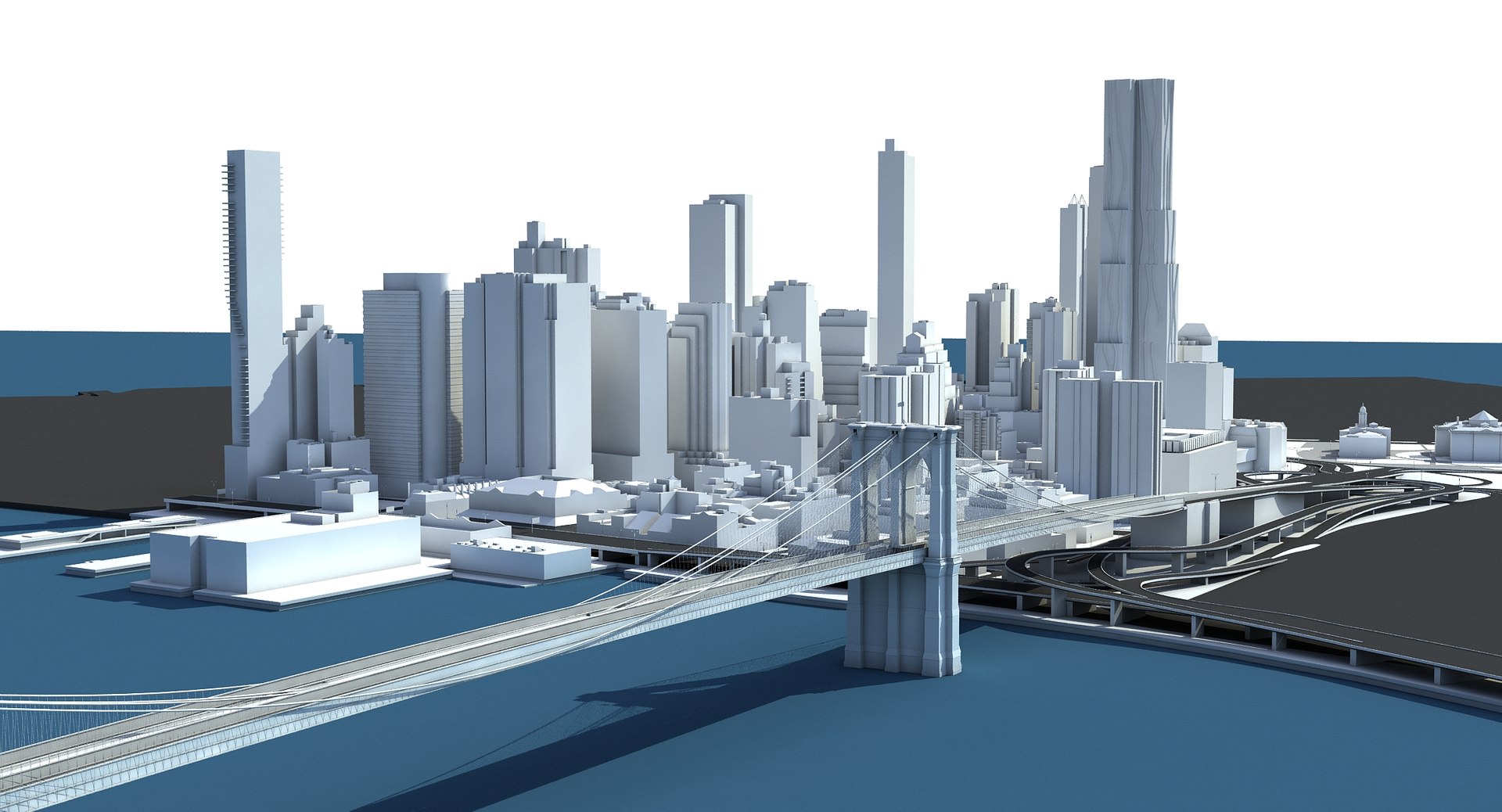 3D Manhattan Lower Buildings Model - TurboSquid 1565130