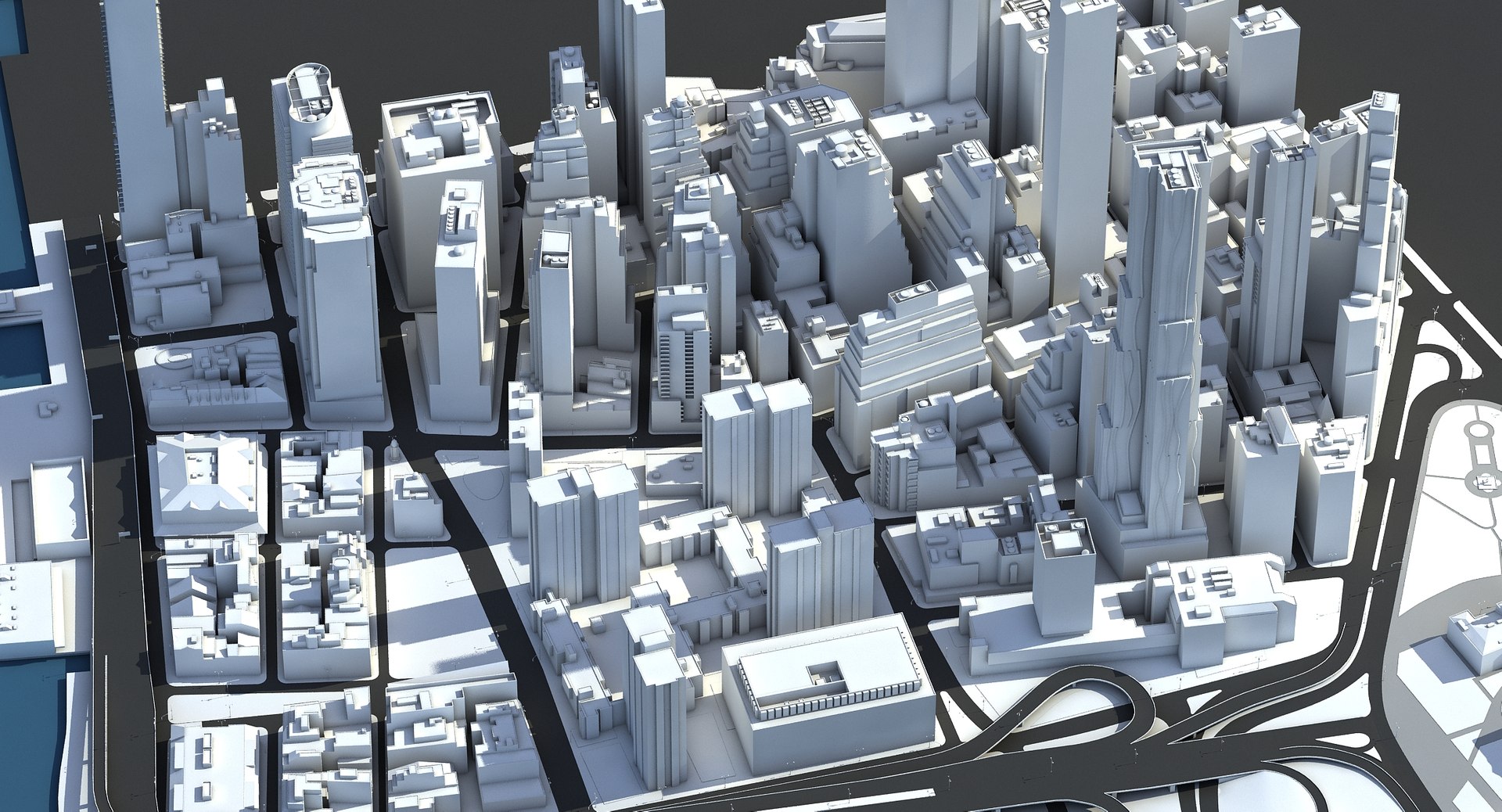 3D Manhattan Lower Buildings Model - TurboSquid 1565130