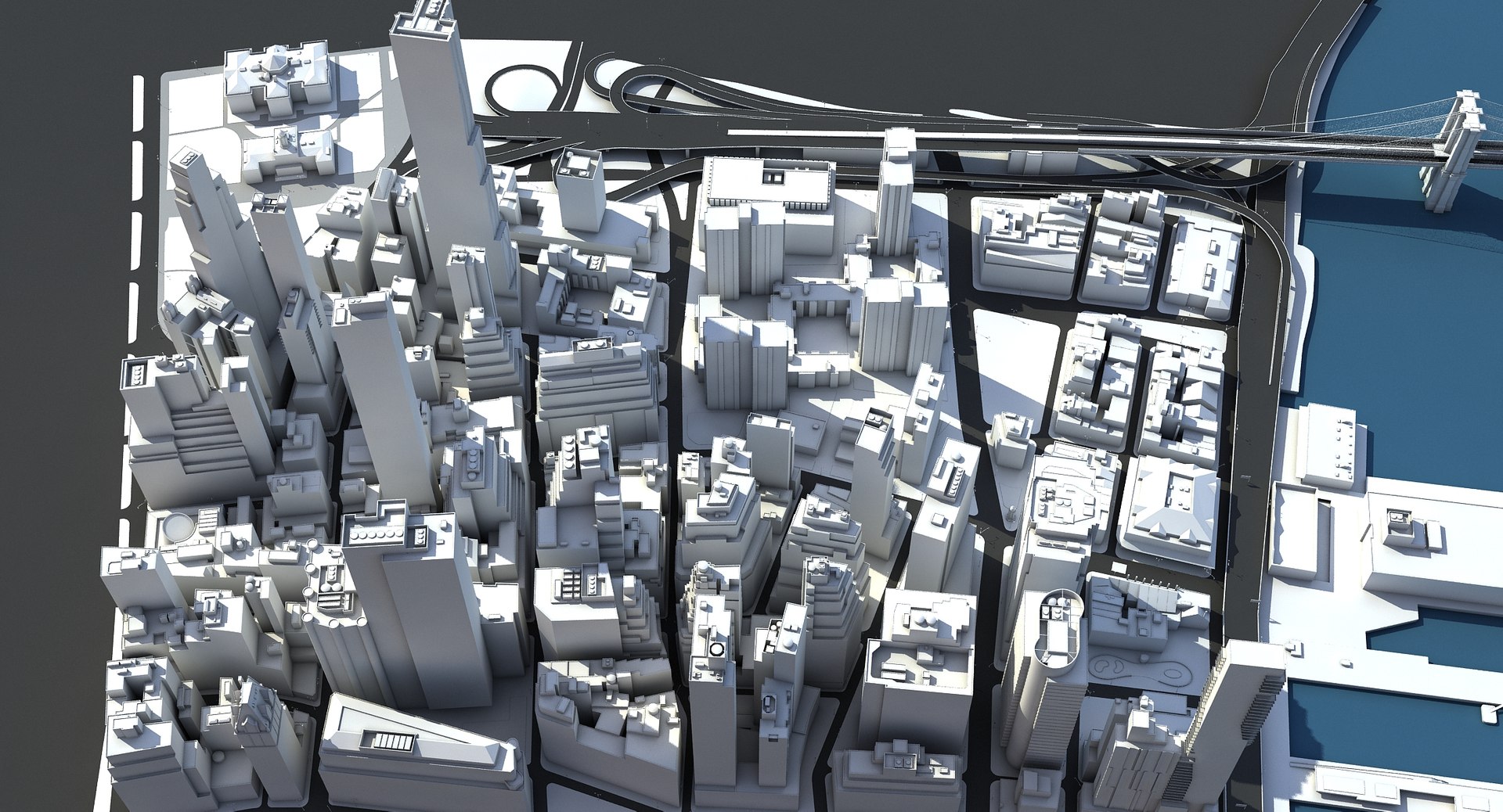 3D Manhattan Lower Buildings Model - TurboSquid 1565130