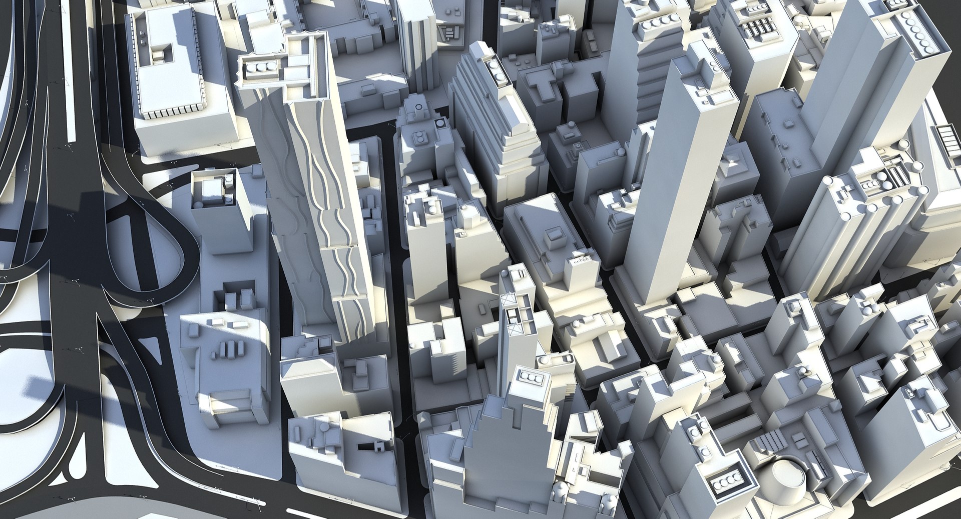 3D Manhattan Lower Buildings Model - TurboSquid 1565130