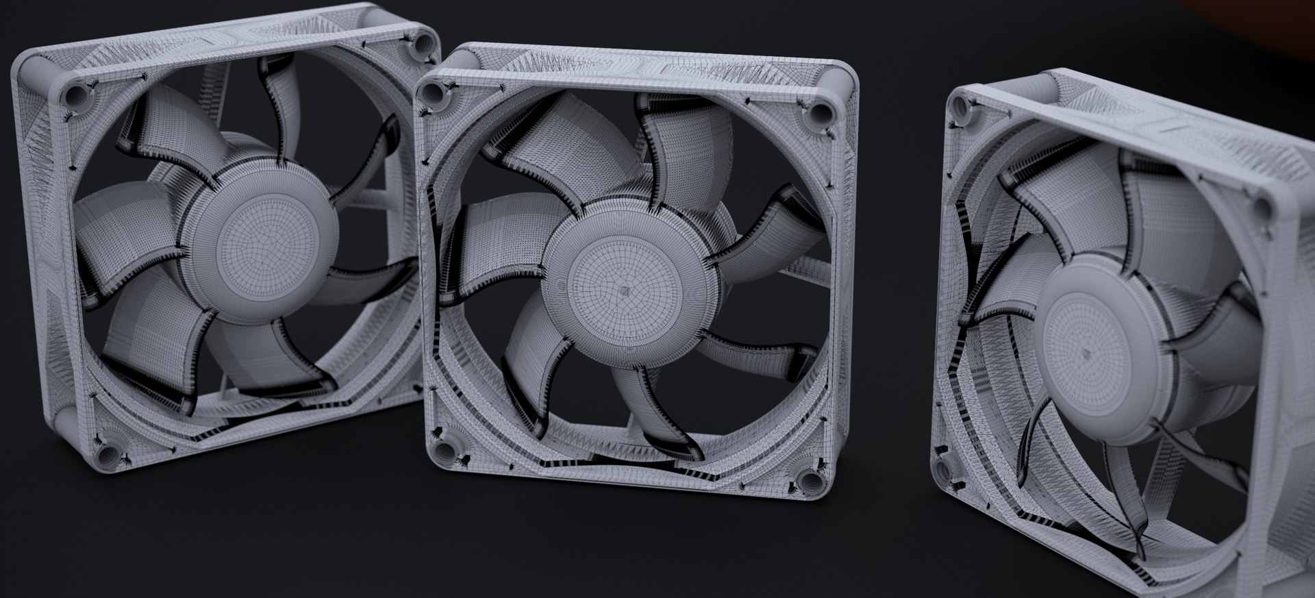 HI-FLOW 80 MM ELECTRONIC COOLING FAN 2024 FBX 3D - TurboSquid 2264532