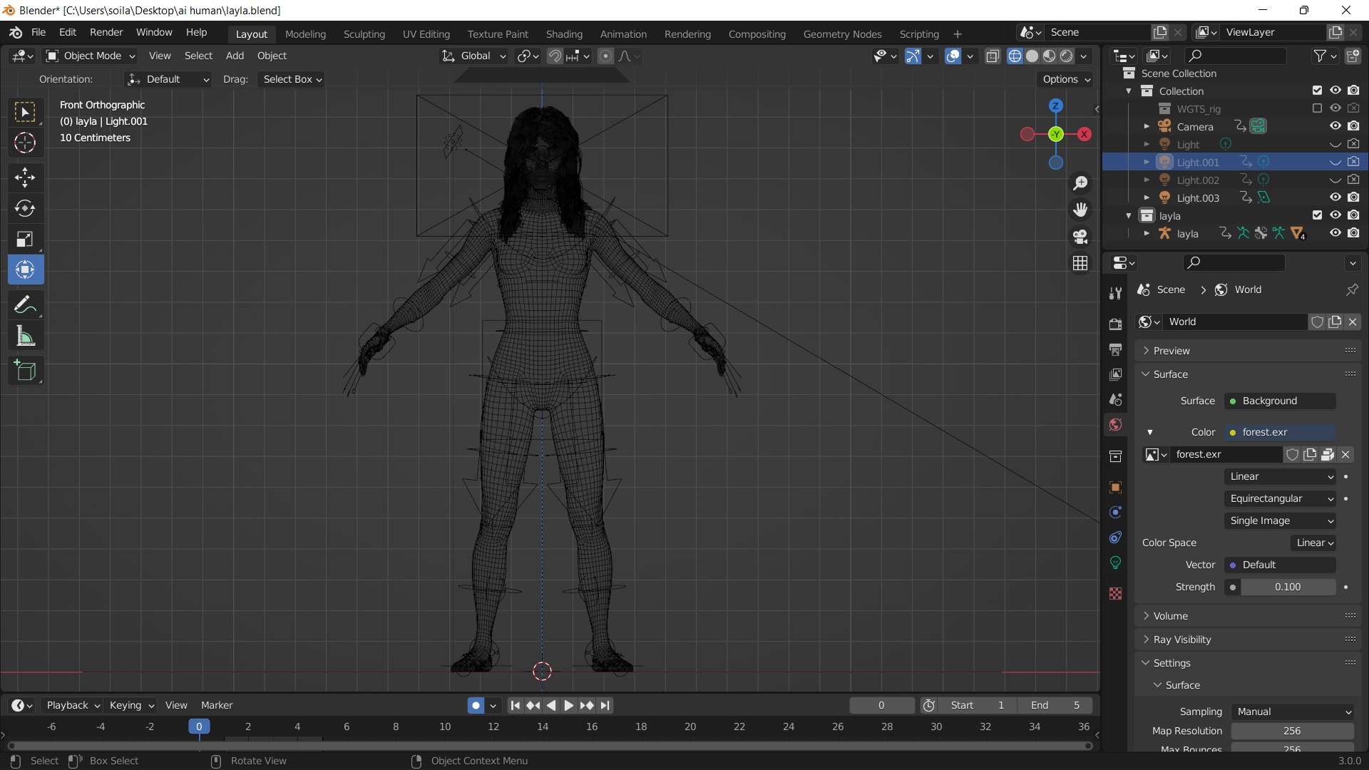 Layla - Rigged Blender Realistic Female Character 3D Model - TurboSquid ...