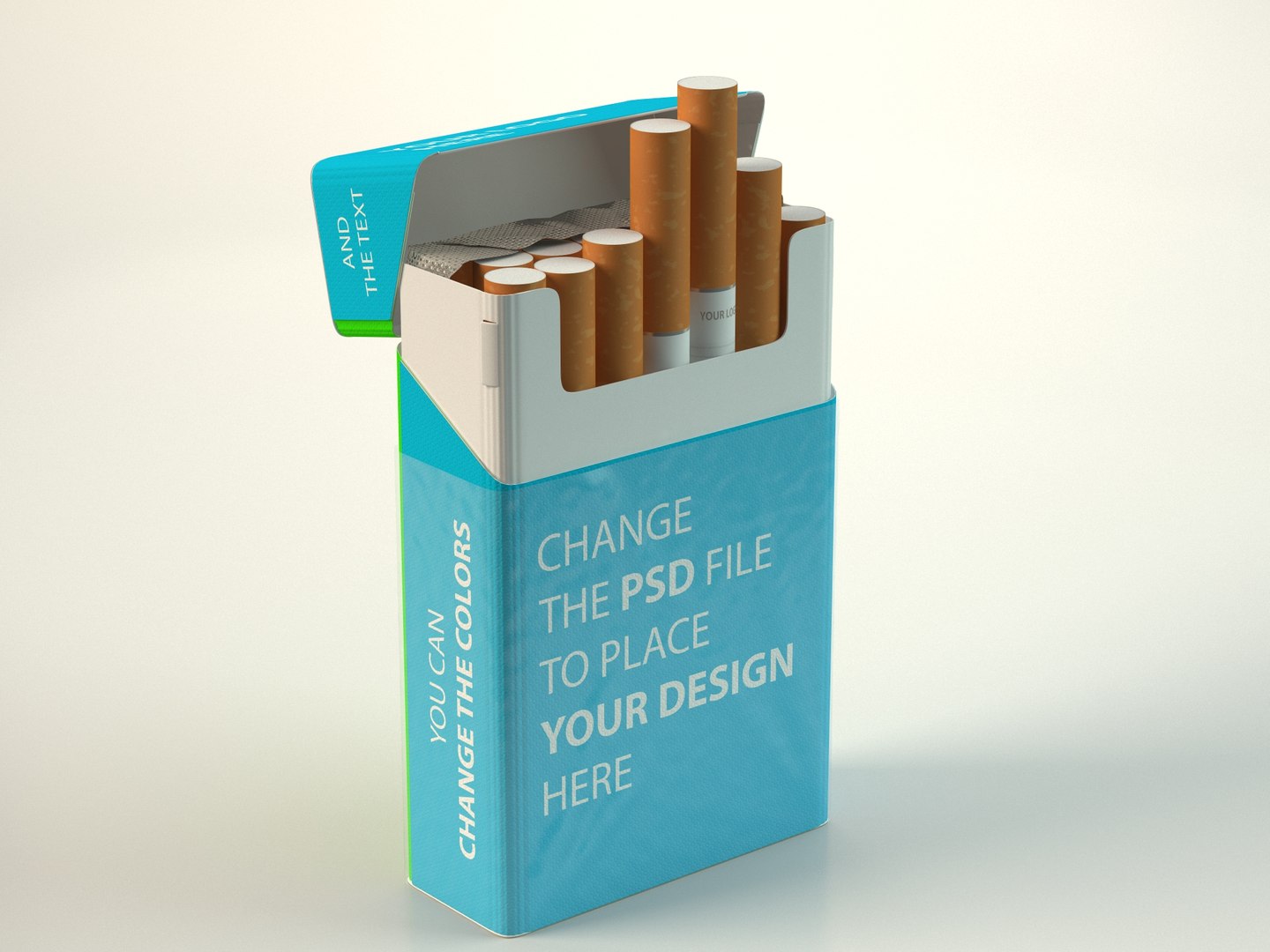 Cigarette Pack 3D Model - TurboSquid 1327401