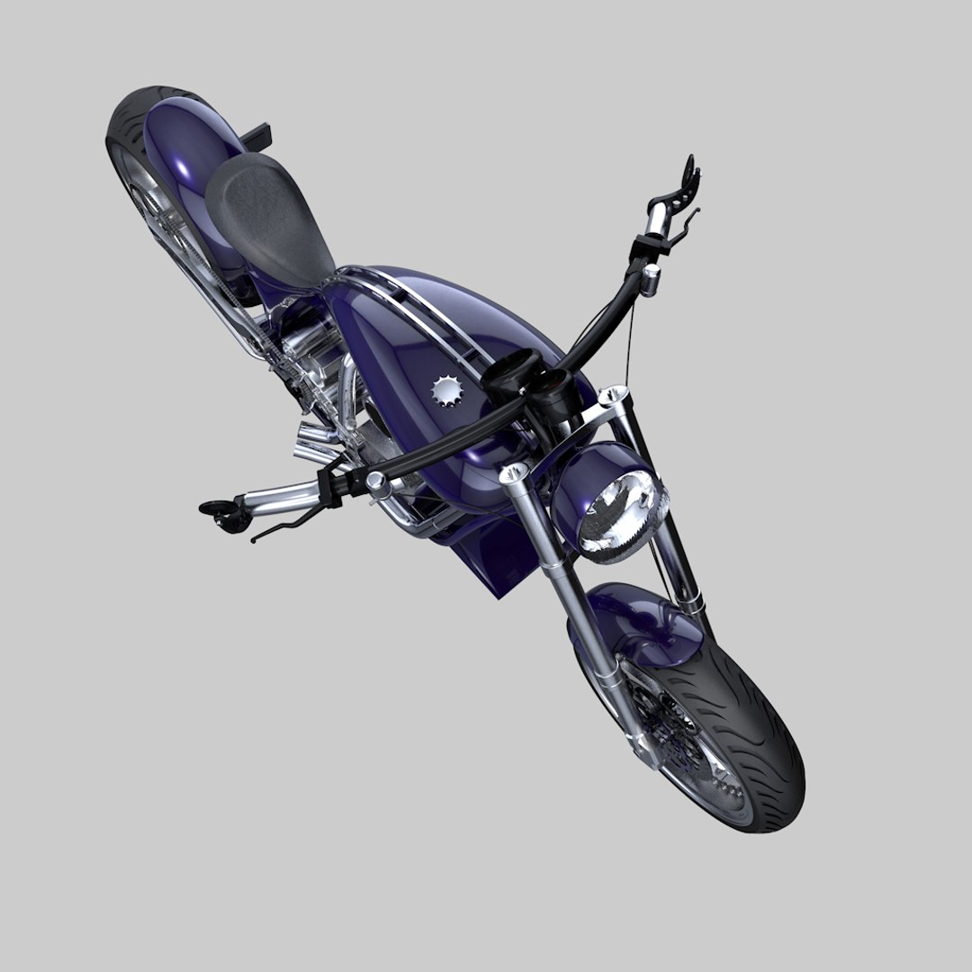3D Model Custom Motorcycle - TurboSquid 1497977