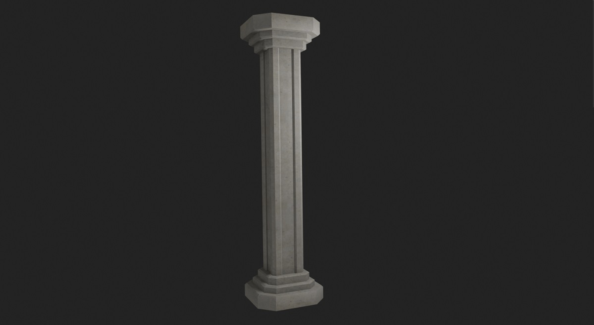 3D Concrete Pillar - TurboSquid 1729110