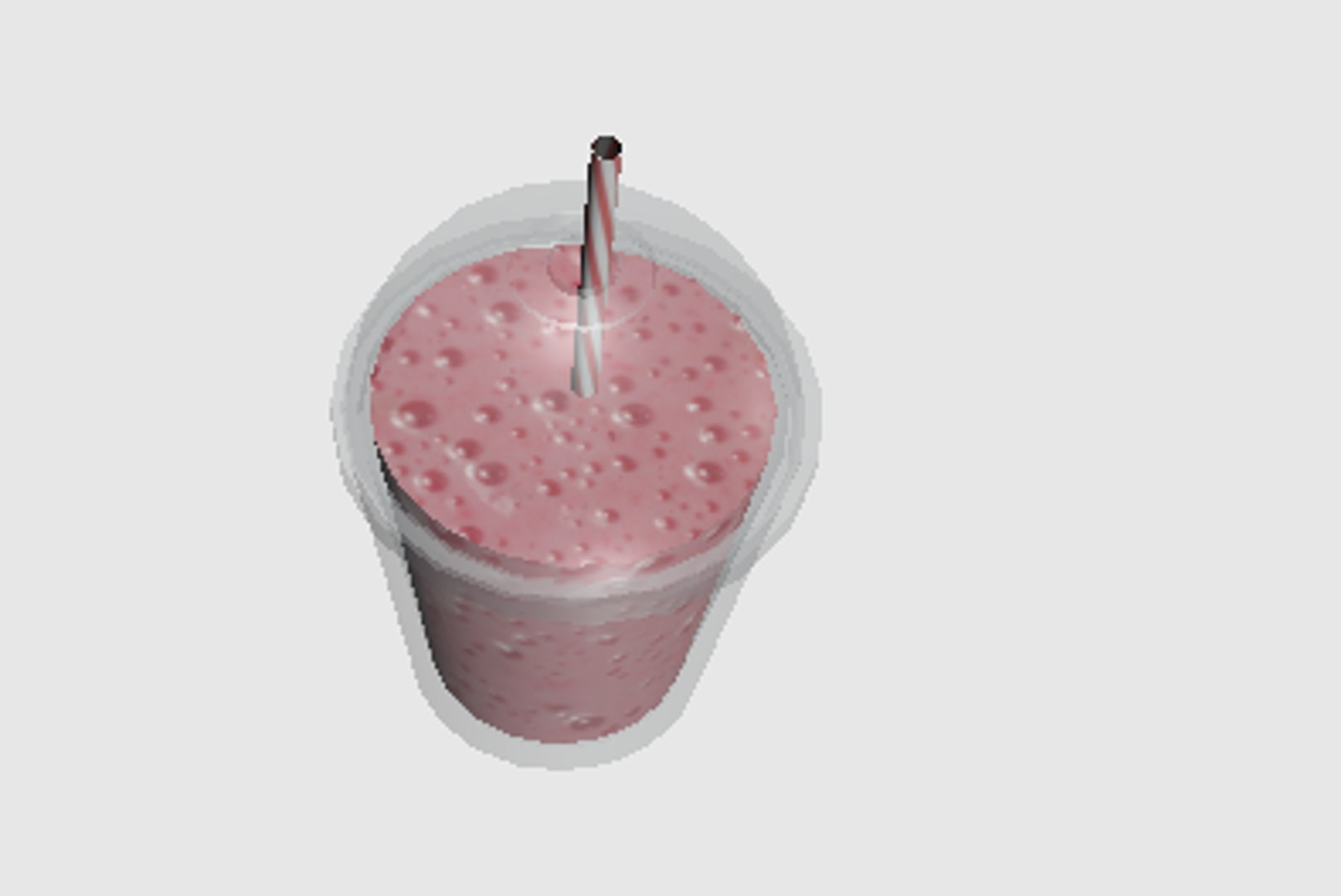 Glass Milkshake 3D Model - TurboSquid 1391452