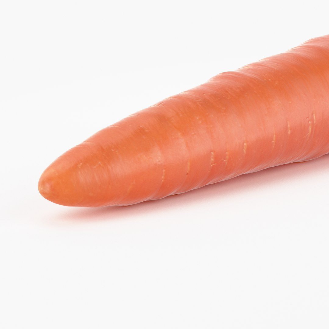 3d C4d Realistic Carrot Real