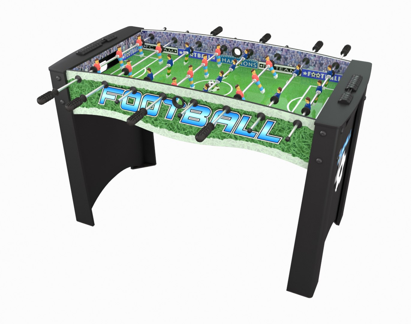 3D table football model - TurboSquid 1622070
