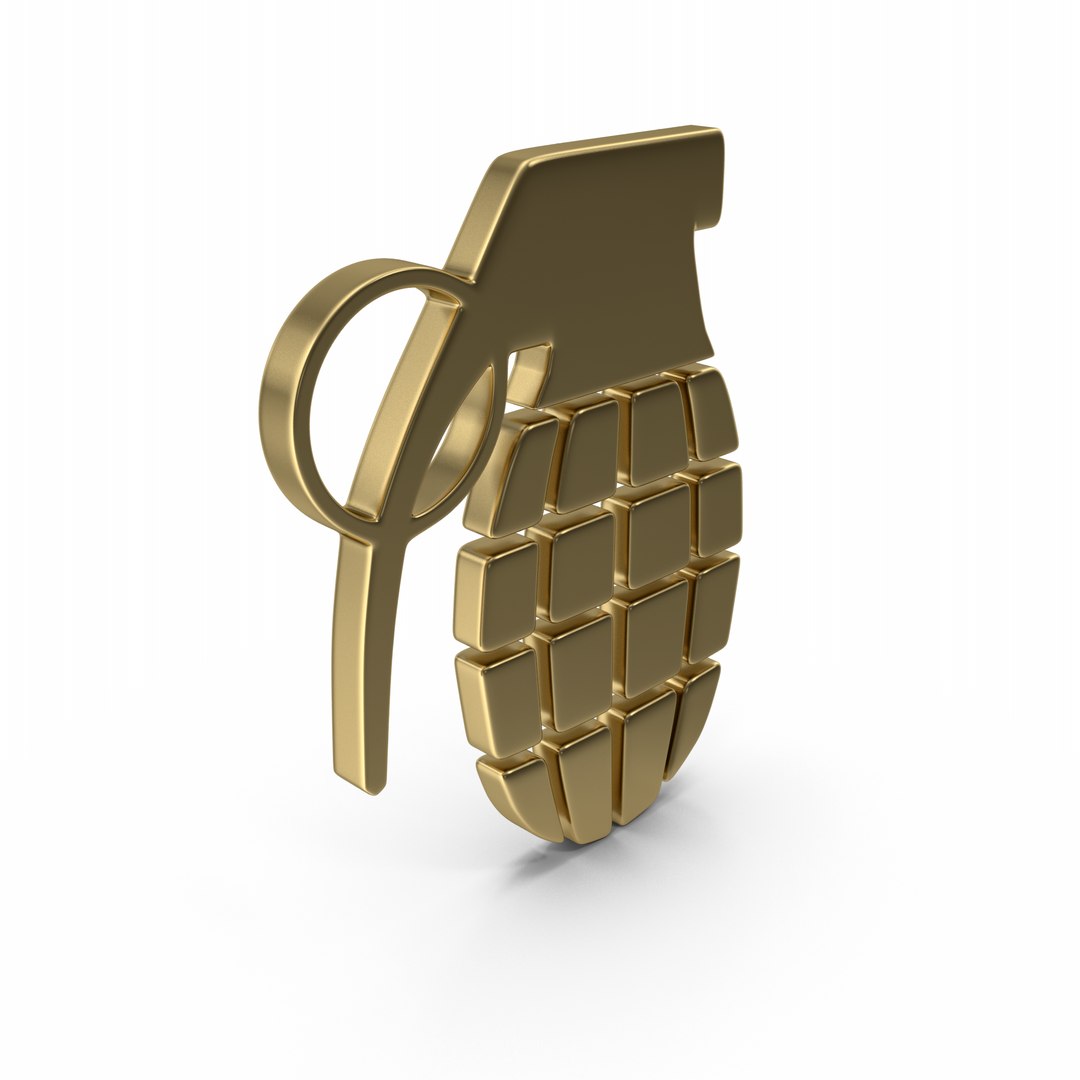 3D Model Grenade Symbol - TurboSquid 2320182