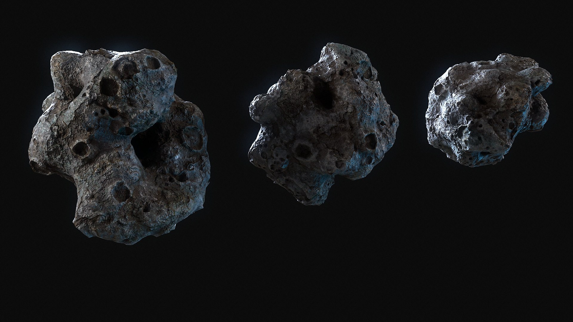 3D Model Realistic Asteroid 10 - TurboSquid 2294780