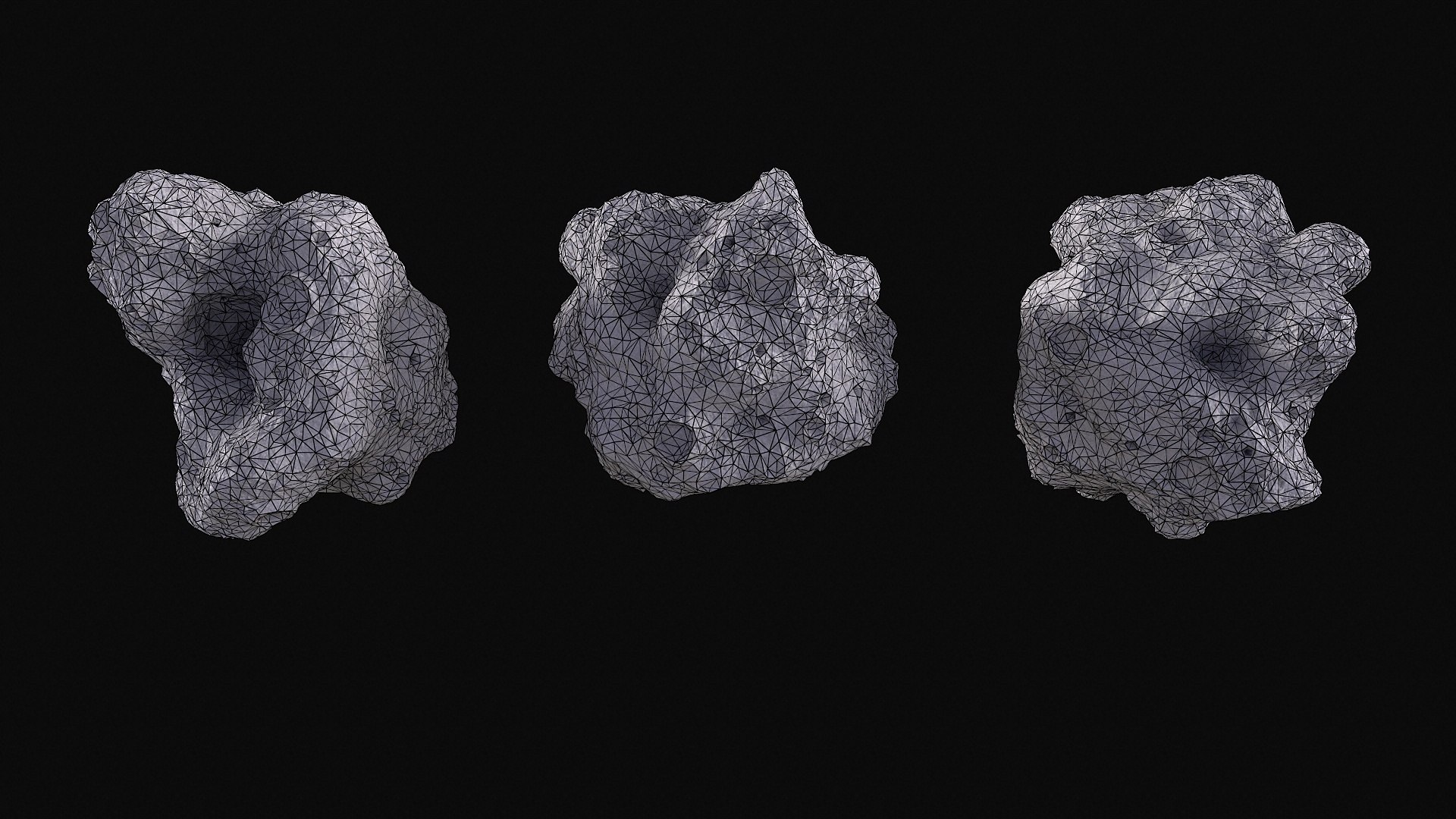 3D Model Realistic Asteroid 10 - TurboSquid 2294780