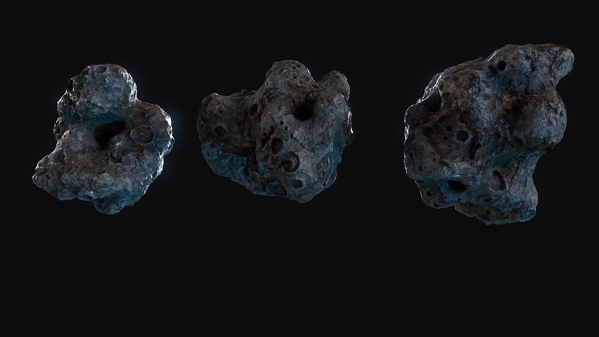 3D Model Realistic Asteroid 10 - TurboSquid 2294780