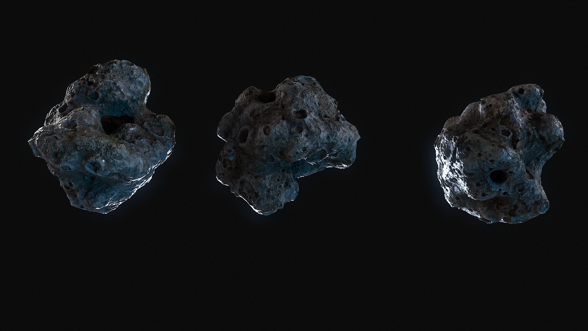 3D Model Realistic Asteroid 10 - TurboSquid 2294780