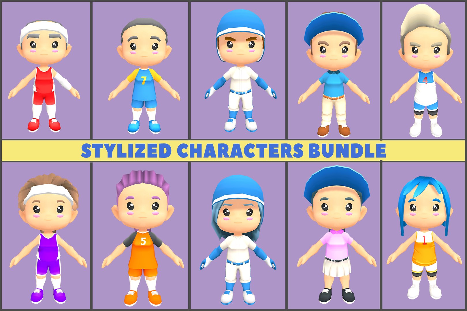 3D Royalty Stylized Character Mega Pack - TurboSquid 2277314