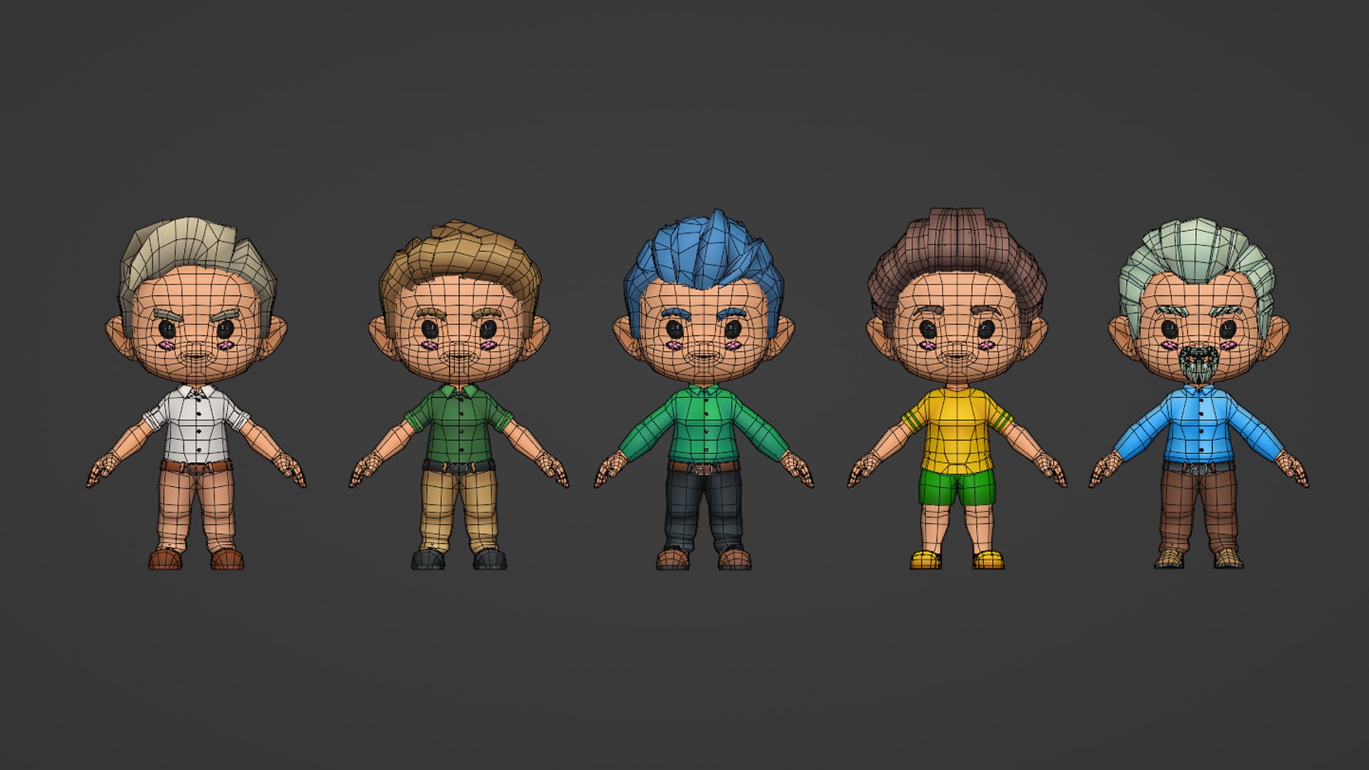 3D Royalty Stylized Character Mega Pack - TurboSquid 2277314