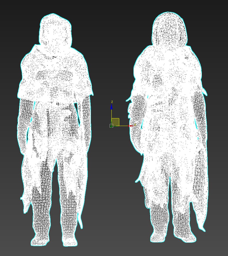 3D Desert Wanderer Drifter Pack 2 - TurboSquid 2295271