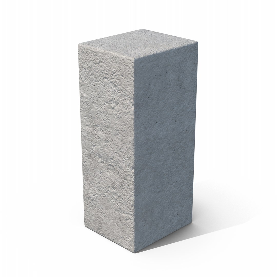 3D Concrete Block - TurboSquid 2204079