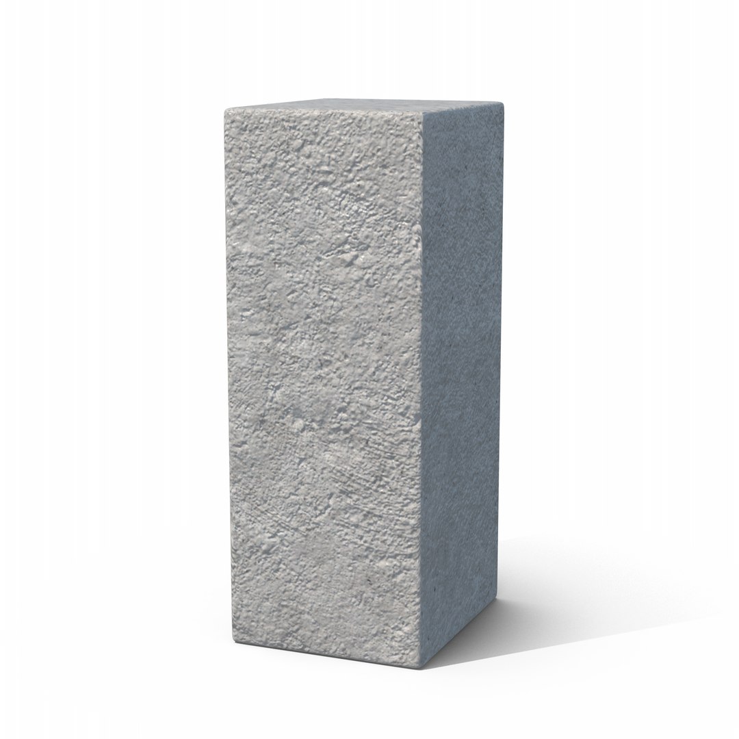 3D Concrete Block - TurboSquid 2204079