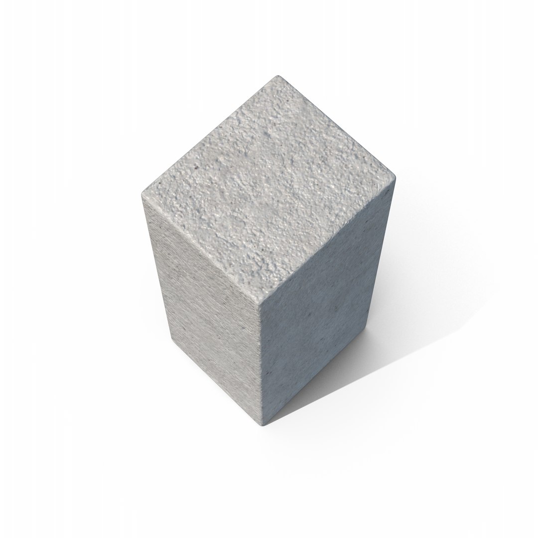 3D Concrete Block - TurboSquid 2204079