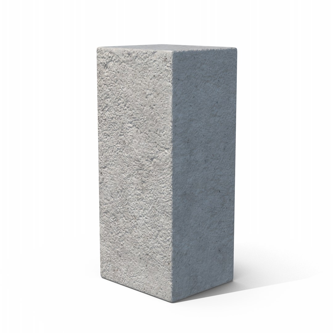 3D Concrete Block - TurboSquid 2204079