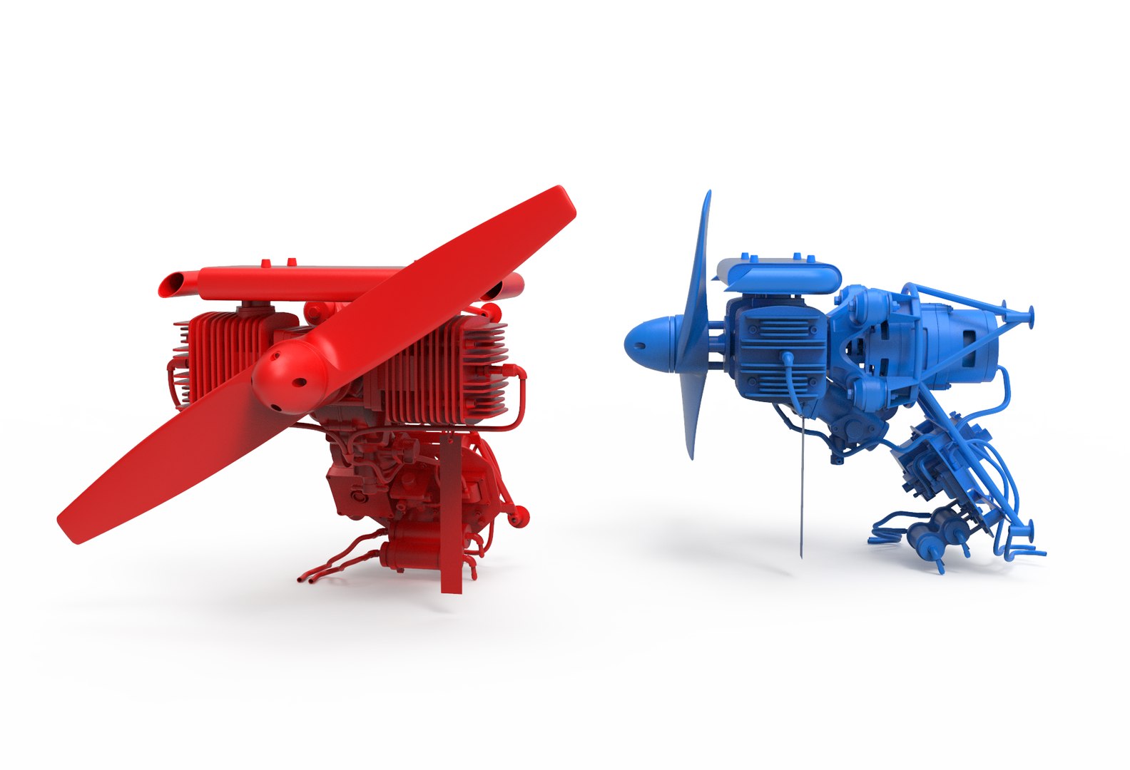 3D Drone Aircraft Engine Model - TurboSquid 2011118