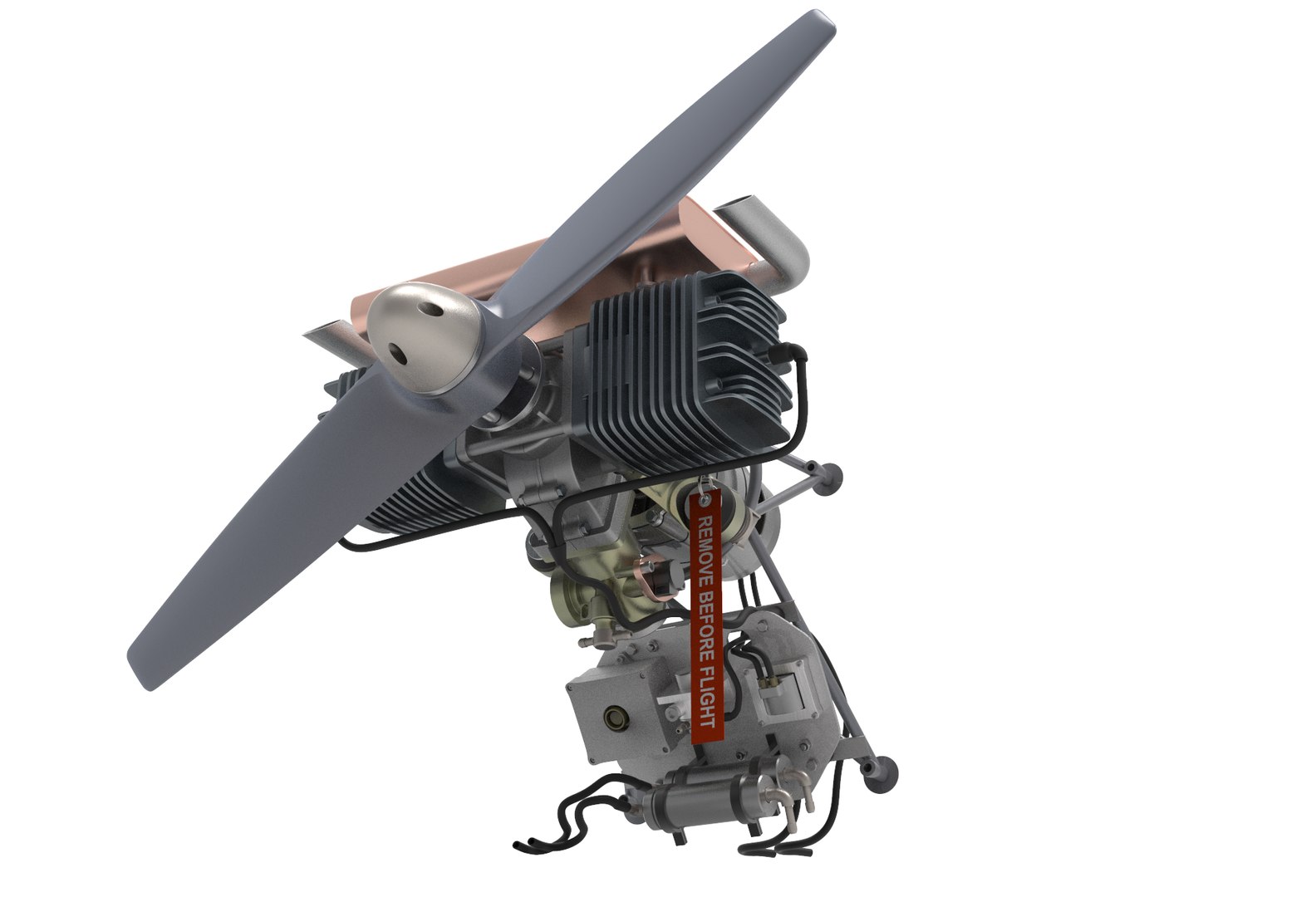3D Drone Aircraft Engine Model - TurboSquid 2011118
