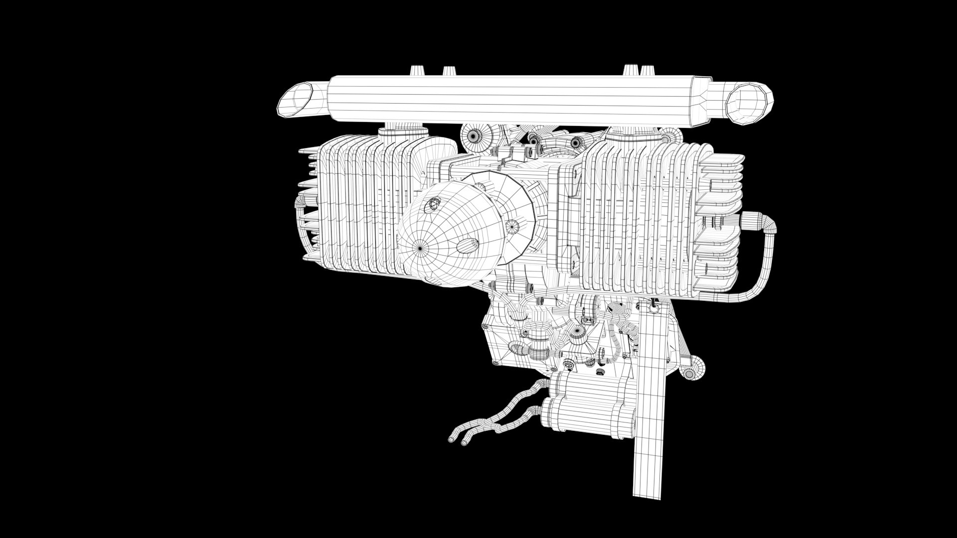 3D Drone Aircraft Engine Model - TurboSquid 2011118