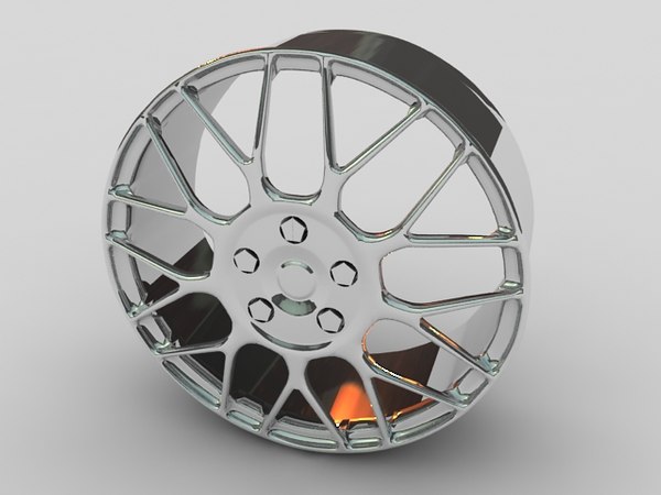 3d car alloy wheel model