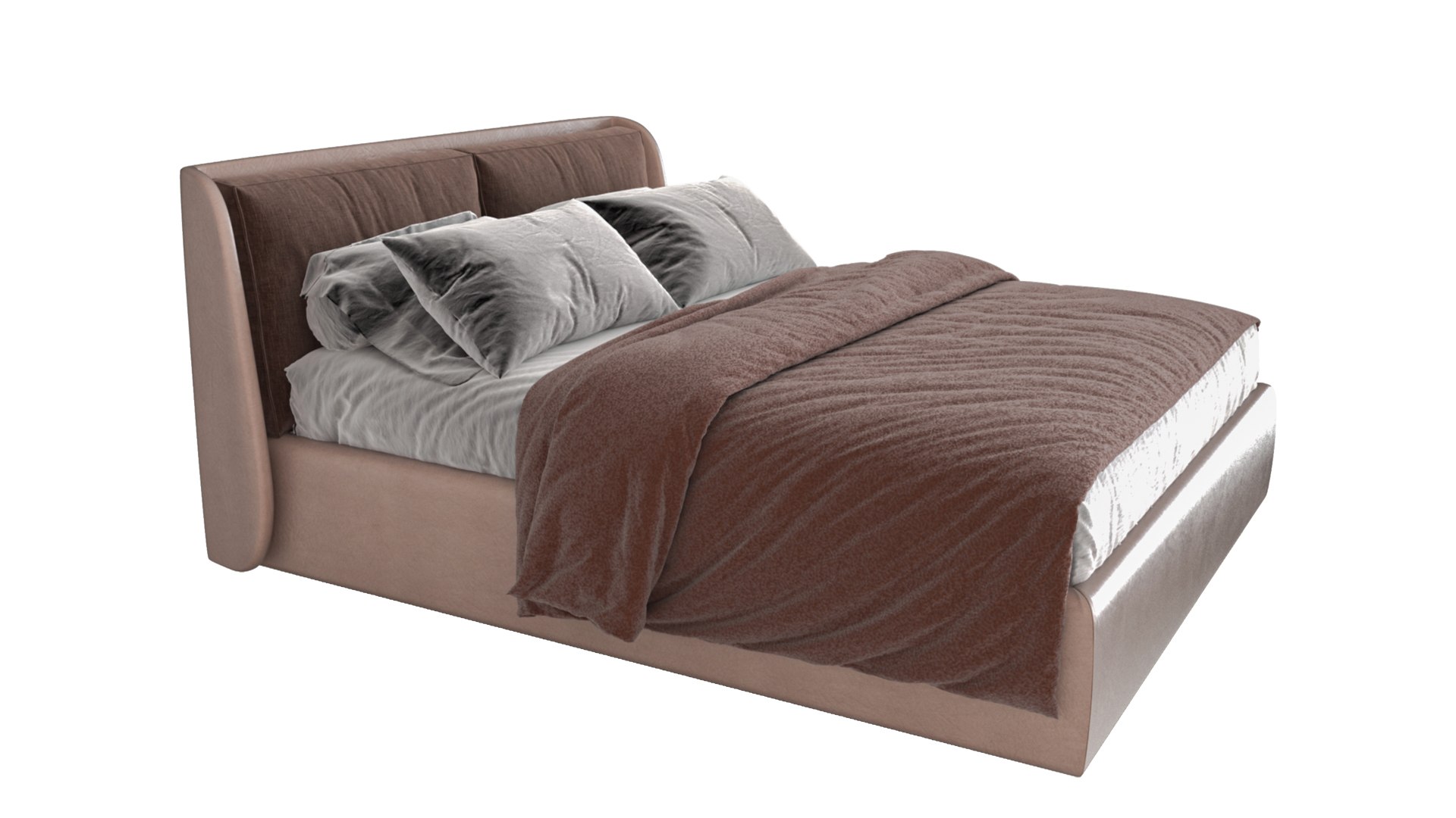 Bed Kevin Model - TurboSquid 2003626