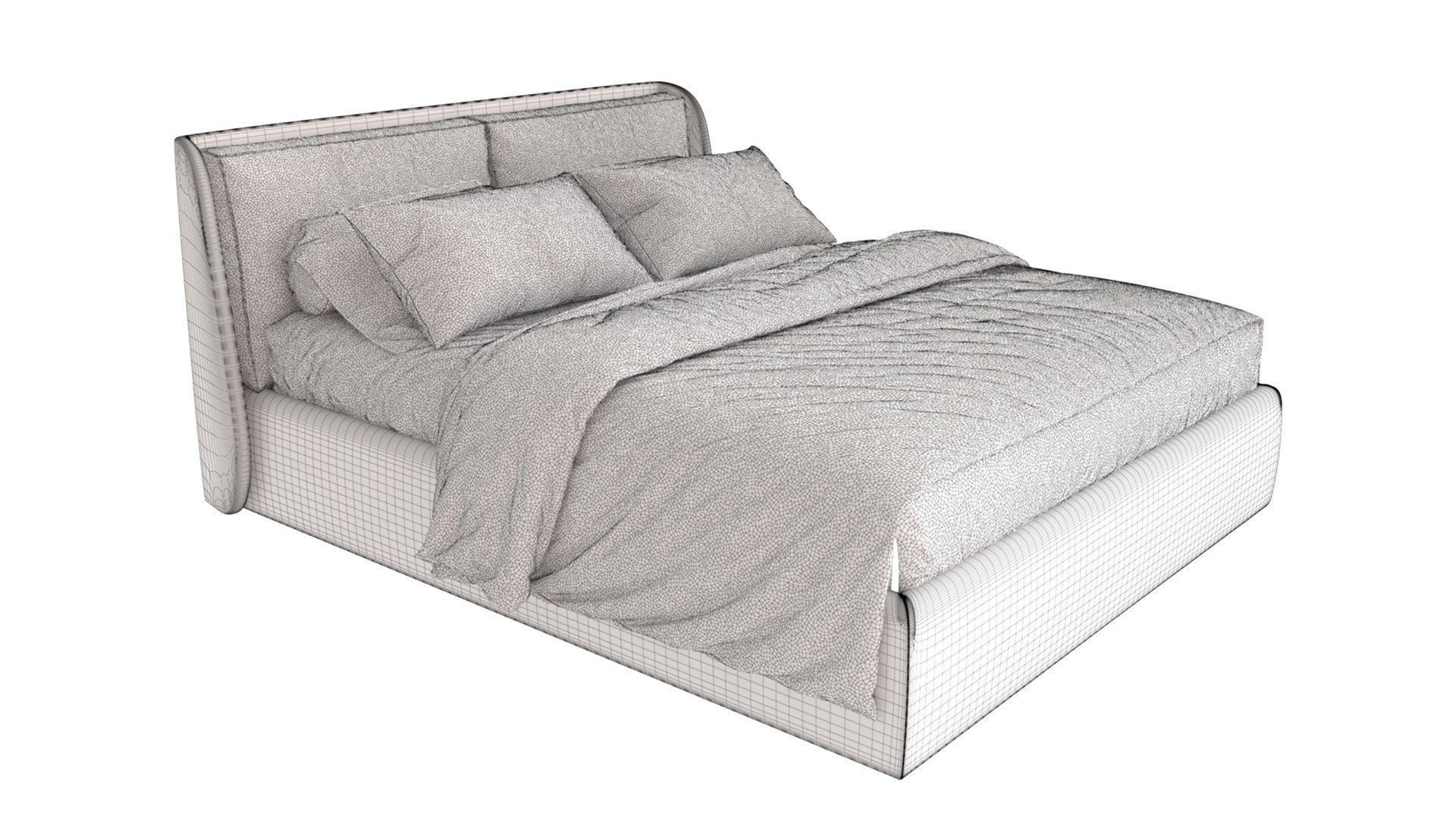 Bed Kevin Model - TurboSquid 2003626