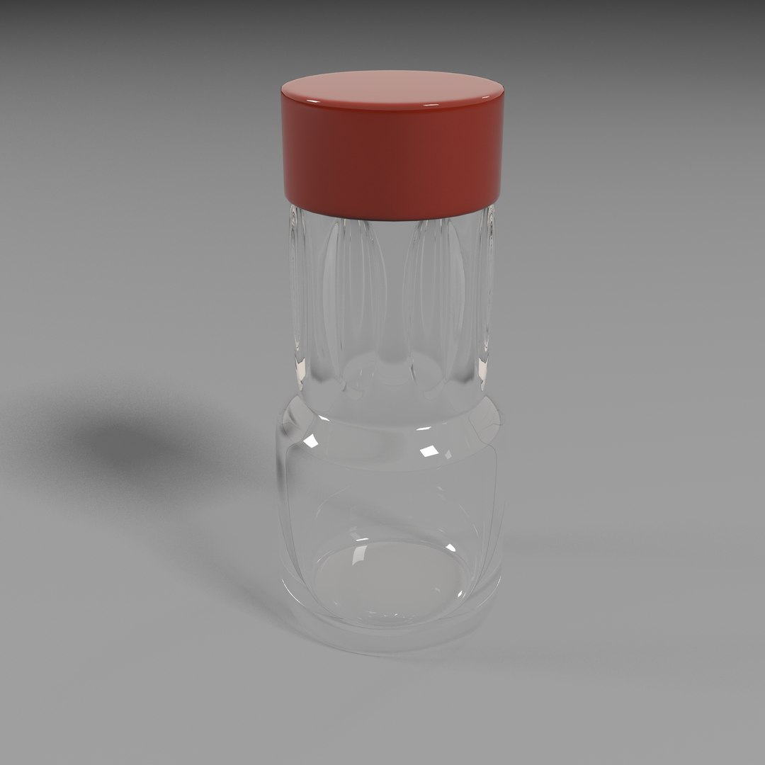 3D Plastic Jar Model - TurboSquid 1316248