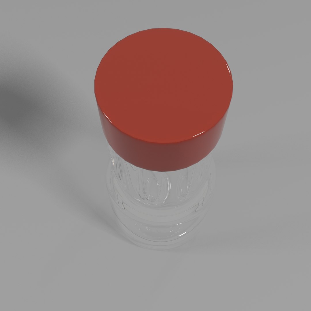 3D Plastic Jar Model - TurboSquid 1316248