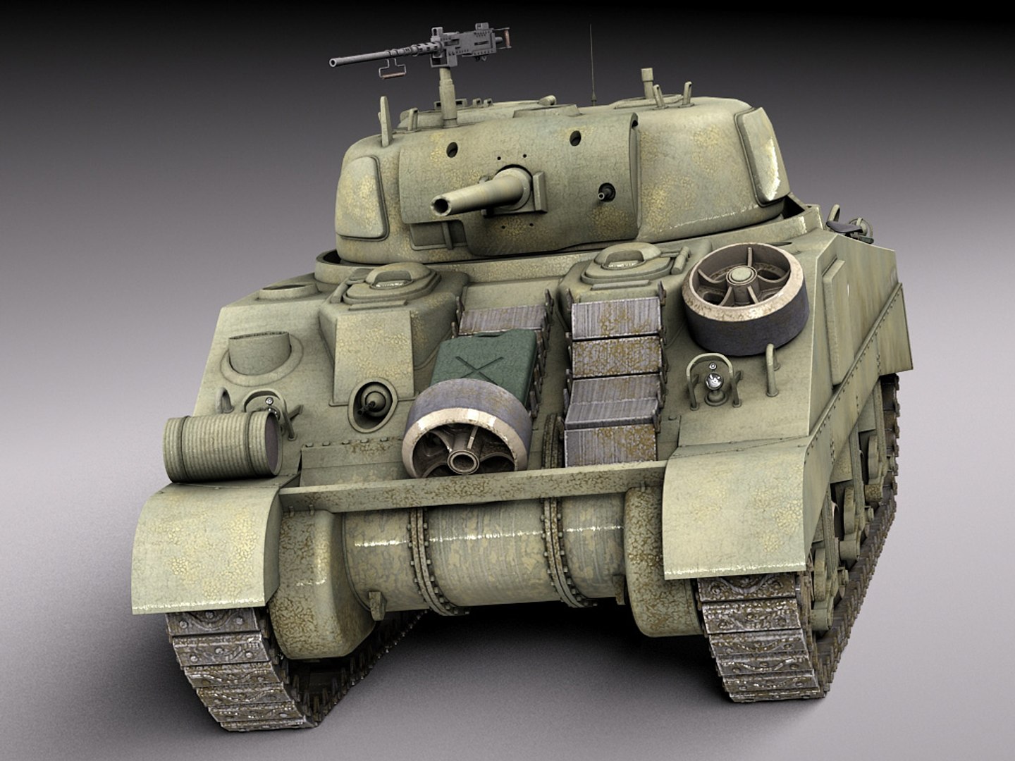 3d Model Tank Equipment M4