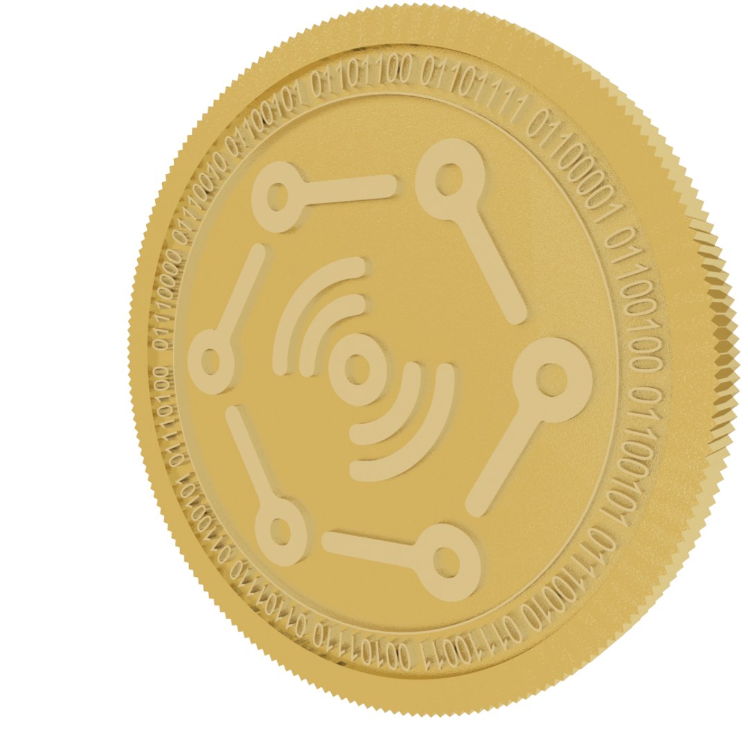 Data Exchange Gold Coin 3D - TurboSquid 1495569