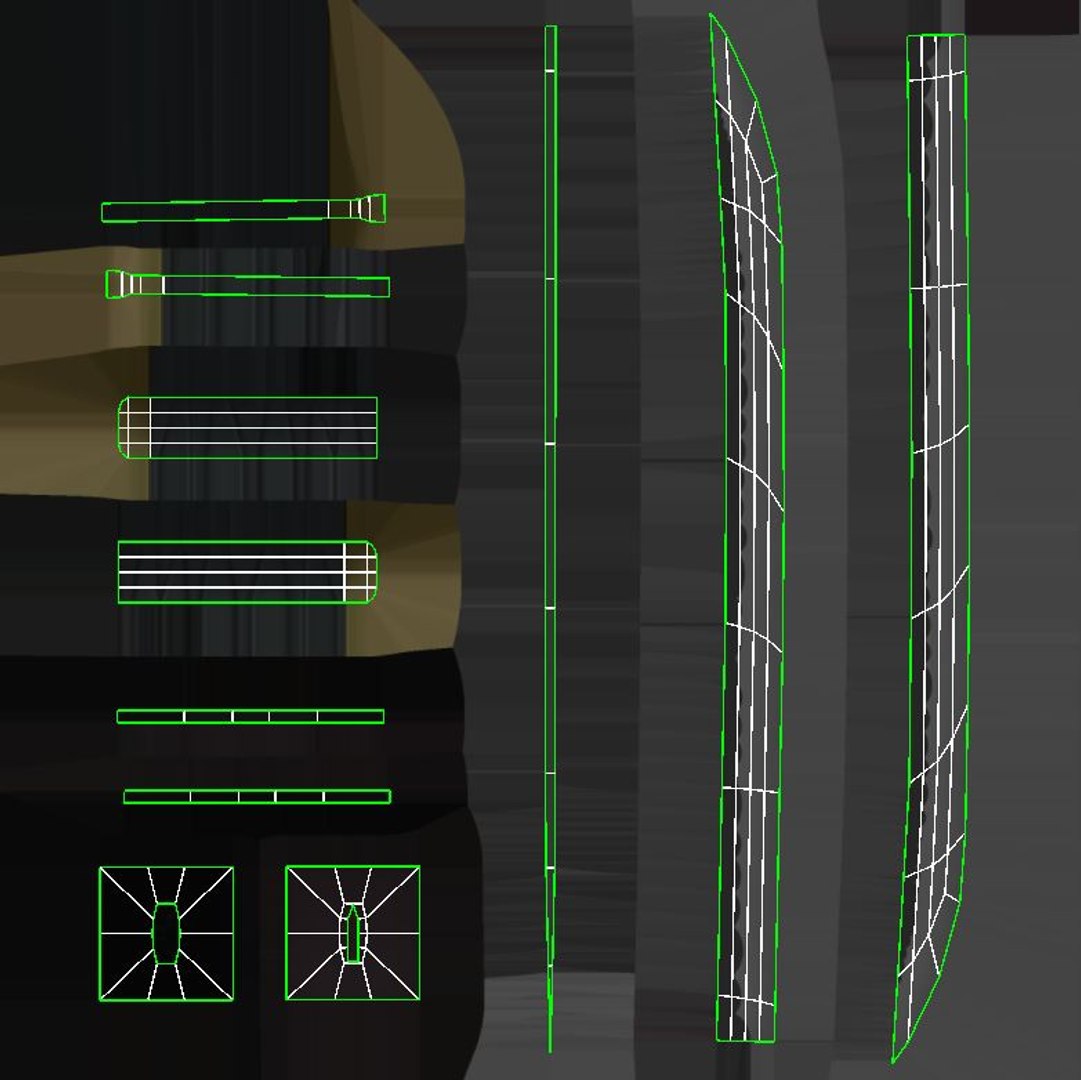 3D Katana Japanese Sword Model - TurboSquid 1342265