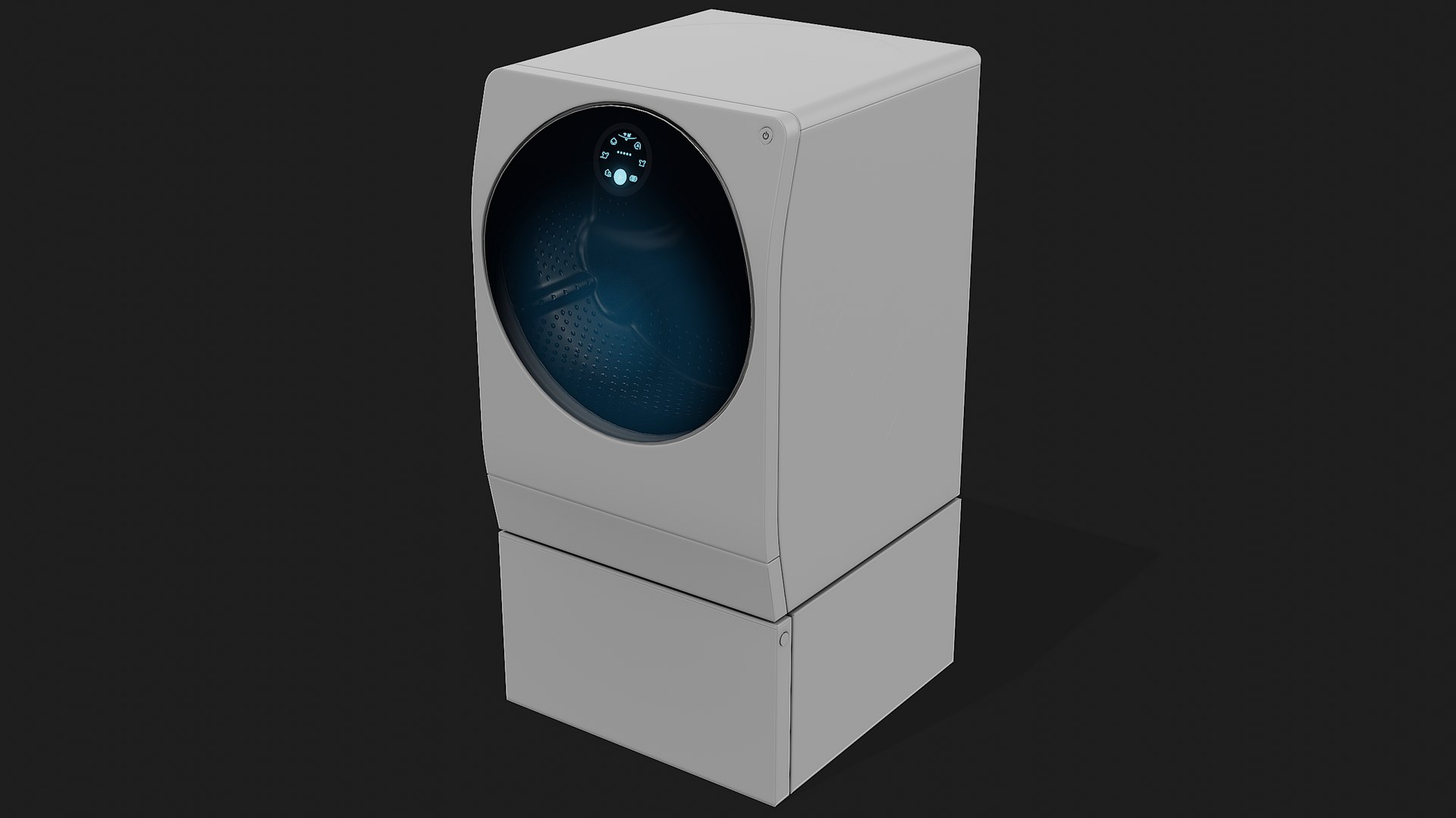 Futuristic Washing Machine 3D - TurboSquid 2130423