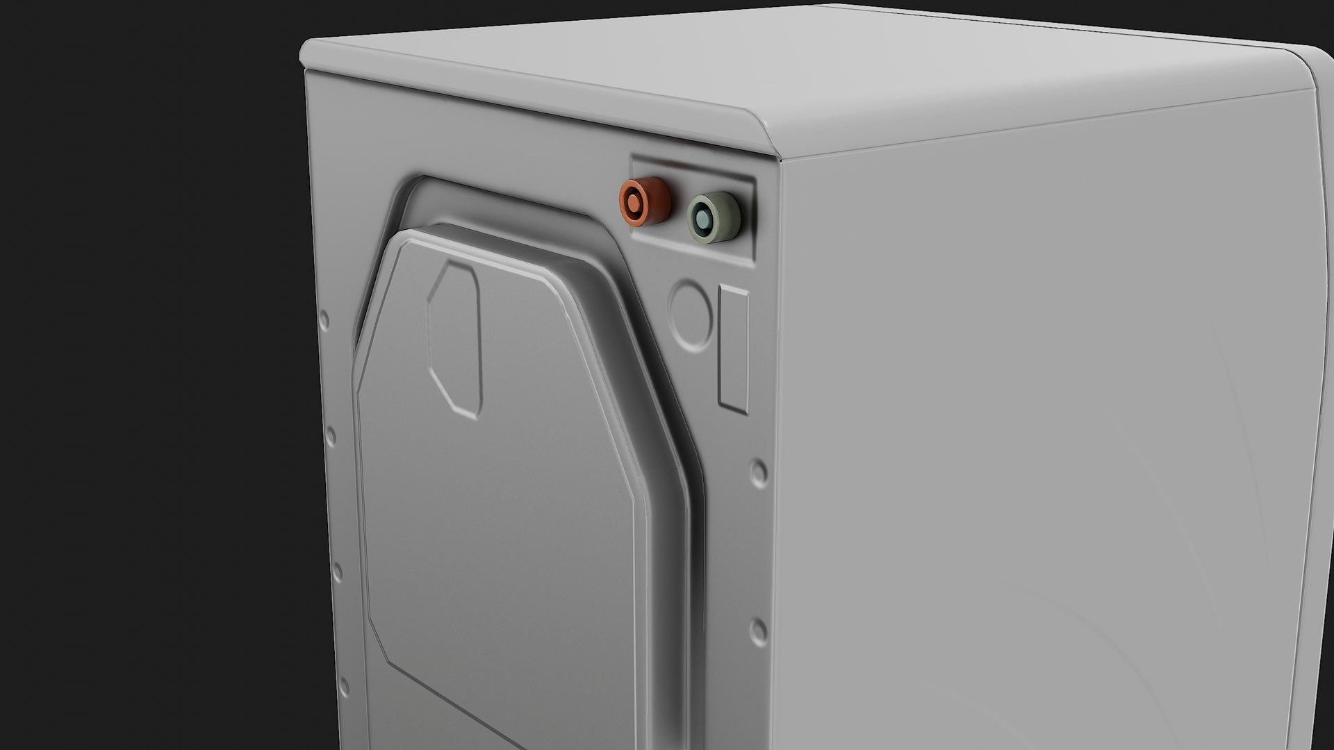 Futuristic Washing Machine 3D - TurboSquid 2130423