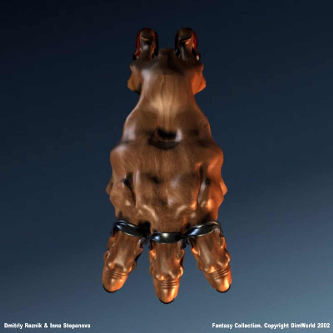 3d Model Fantasy Character Cerber Hellhound