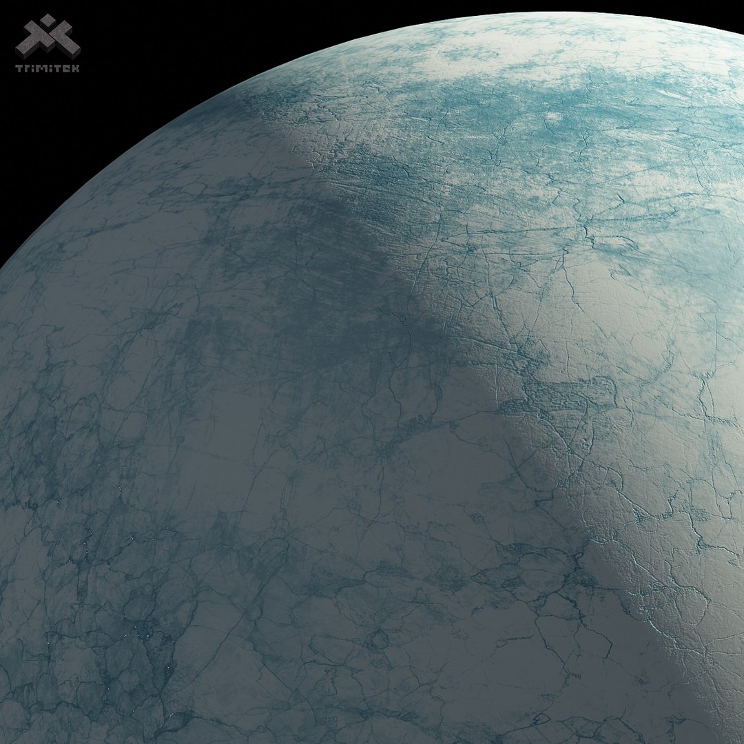3D Icy Moon 04 - 8k PBR - Metal And Gloss Versions Model - TurboSquid ...