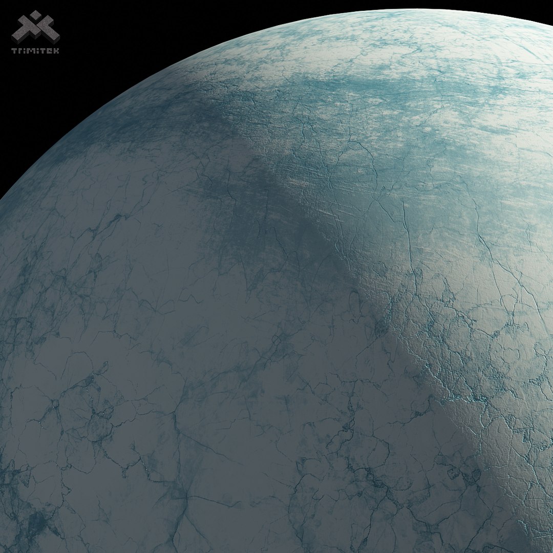 3D Icy Moon 04 - 8k PBR - Metal And Gloss Versions Model - TurboSquid ...