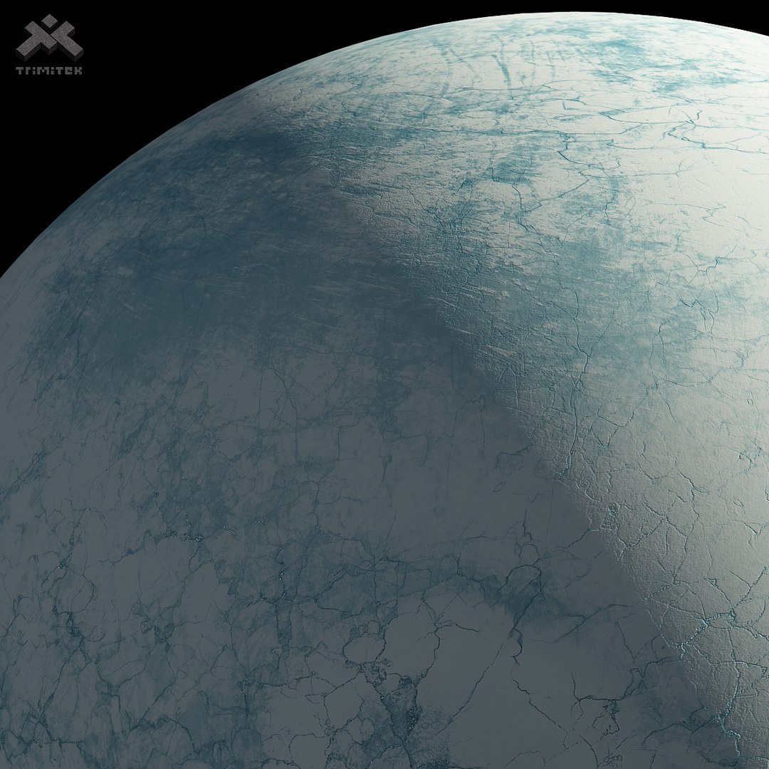 3D Icy Moon 04 - 8k PBR - Metal And Gloss Versions Model - TurboSquid ...