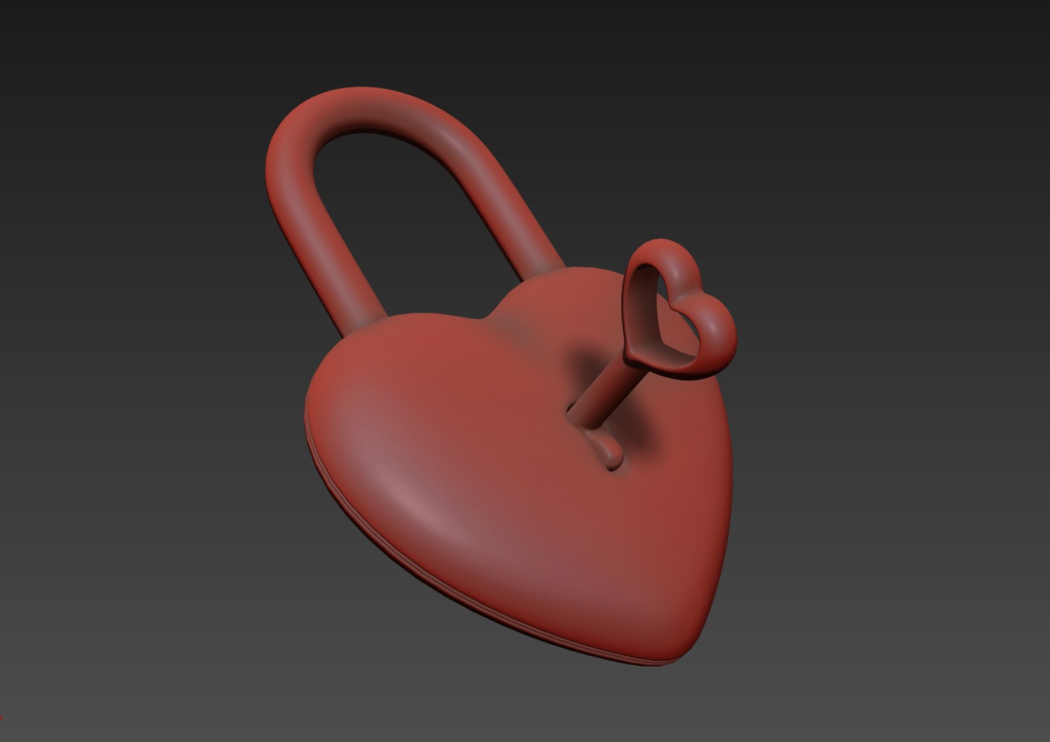 3D Heart Lock Model - TurboSquid 1850835