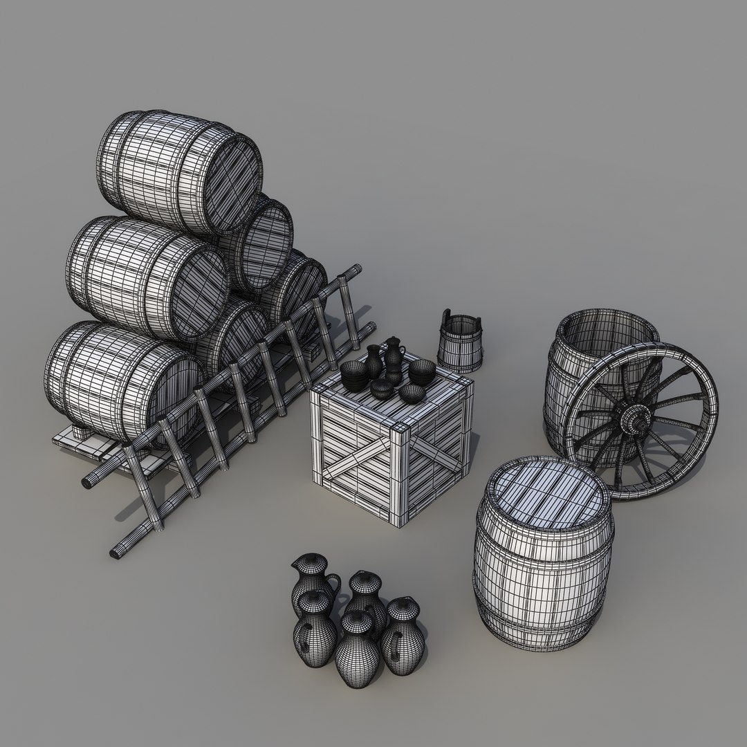 3d Wooden Clay Dishes