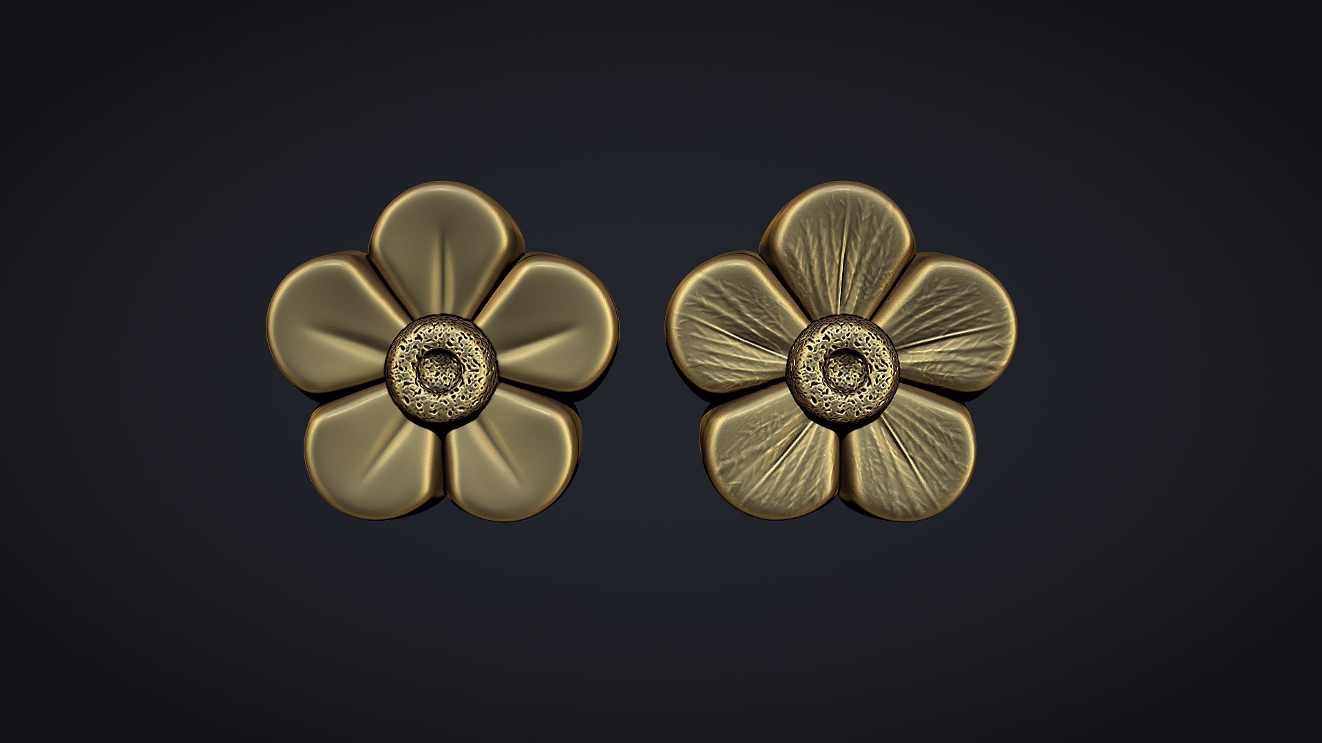 3D Buttercup Flower Bas Relief - TurboSquid 2367243
