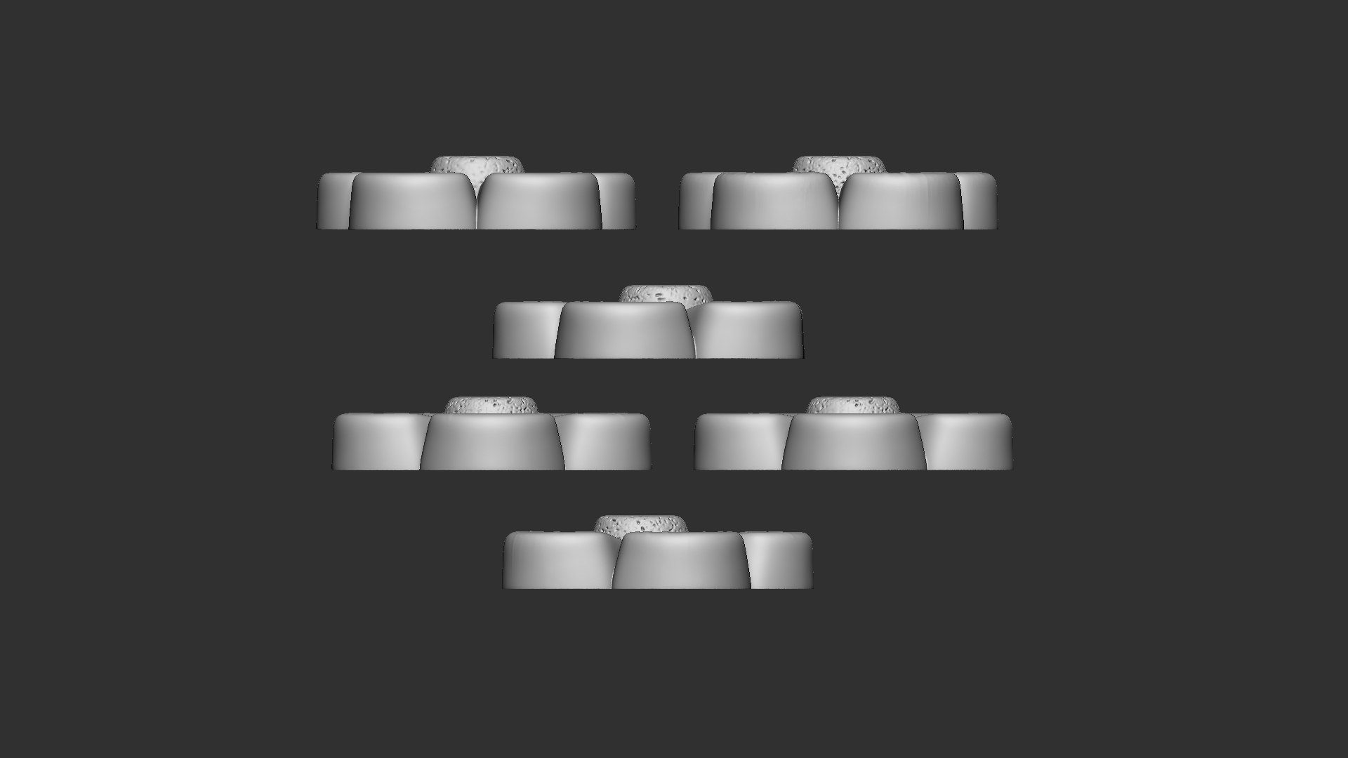 3D Buttercup Flower Bas Relief - TurboSquid 2367243