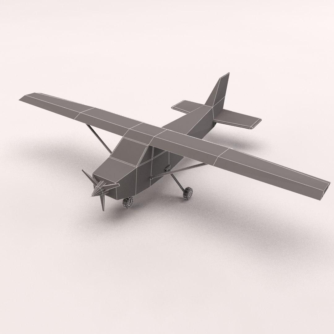Cartoon Toon Plane 3d 3ds