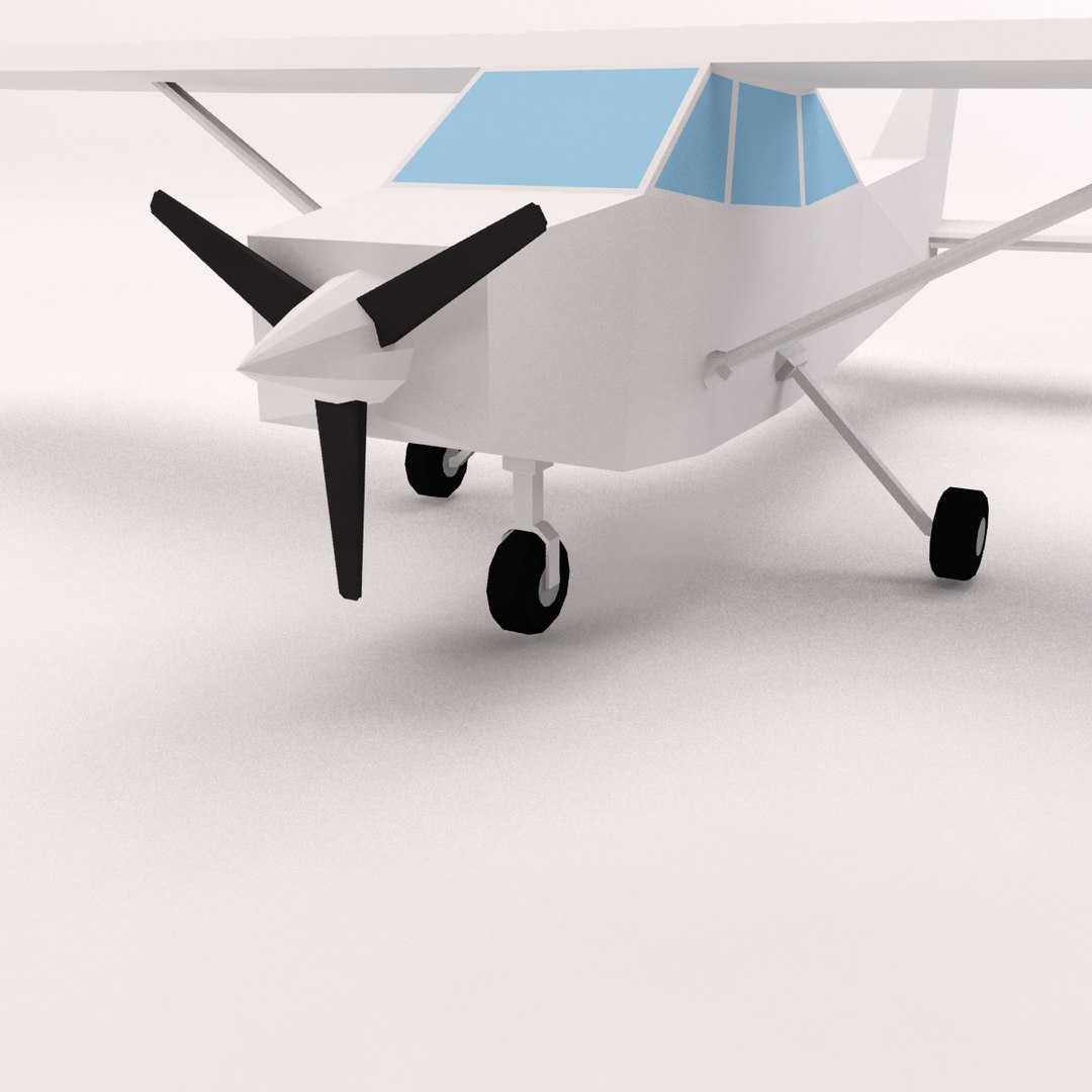 Cartoon Toon Plane 3d 3ds