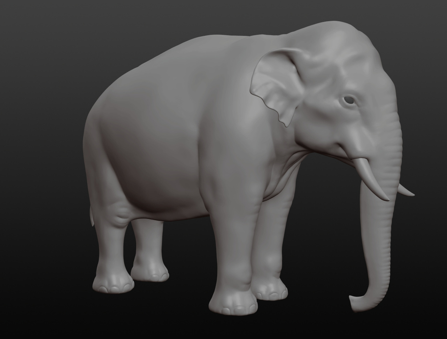 3D Asian elephant model - TurboSquid 1740947