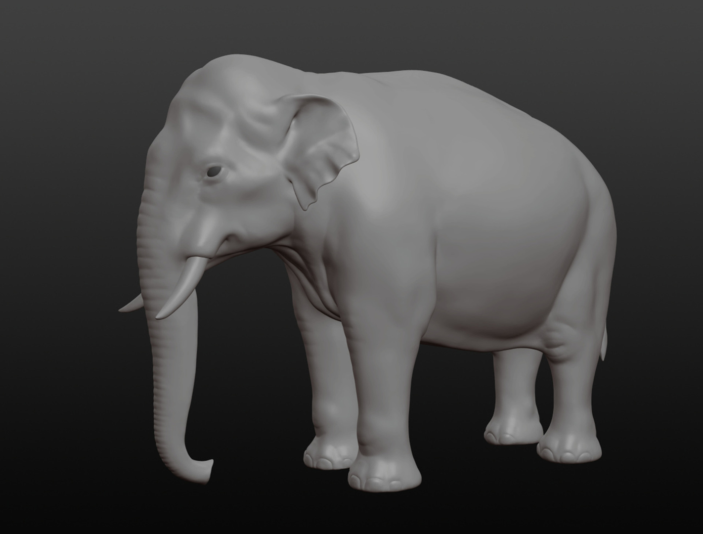 3D Asian elephant model - TurboSquid 1740947
